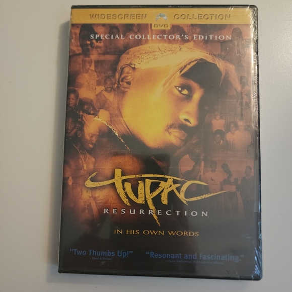 Media | Tupac Resurrection In His Own Words Widescreen Dvd Special ...